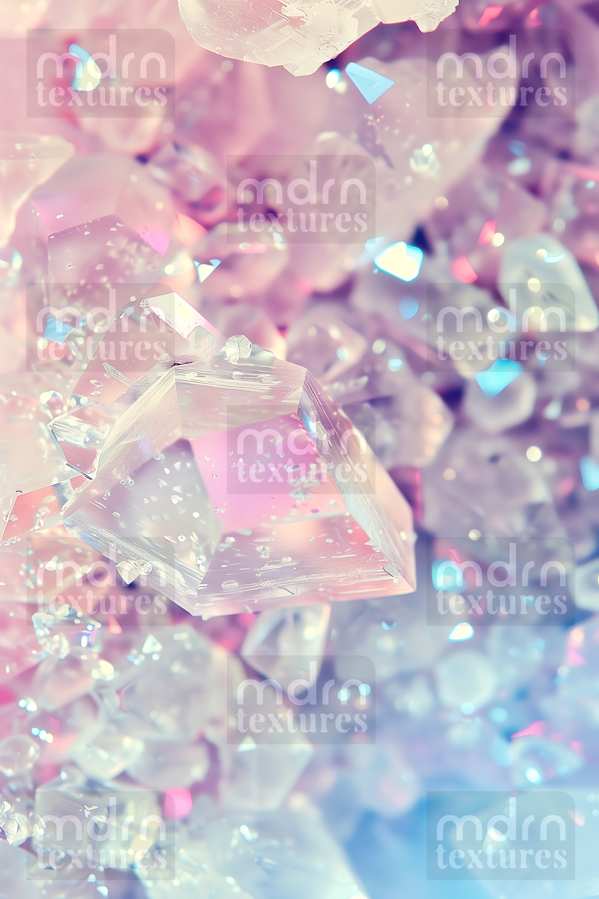 Crystal Textures | Digital Paper for Backgrounds, Overlays, Photo ...