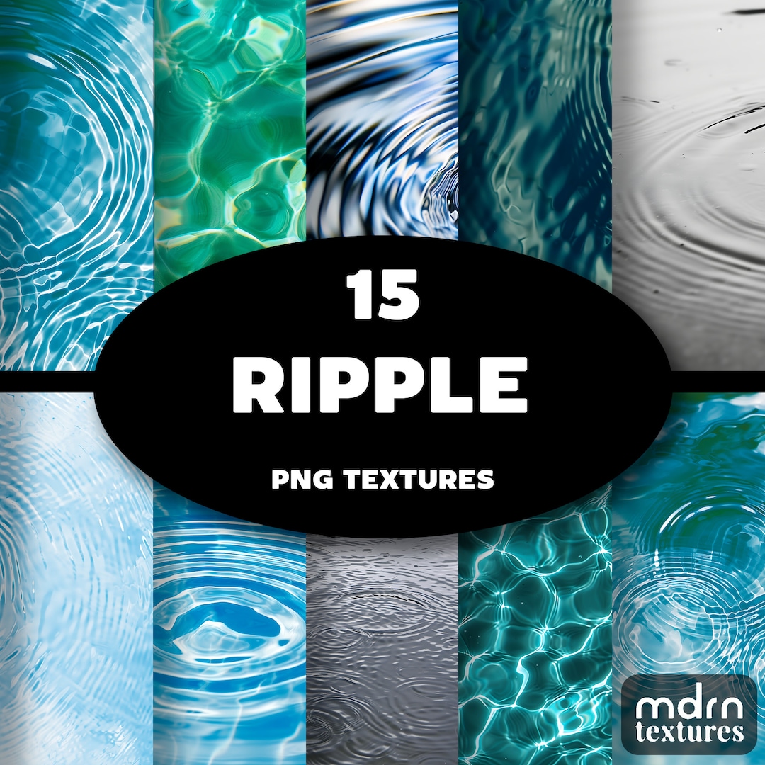 Ripple Textures | Digital Paper for Backgrounds, Overlays, Photo ...