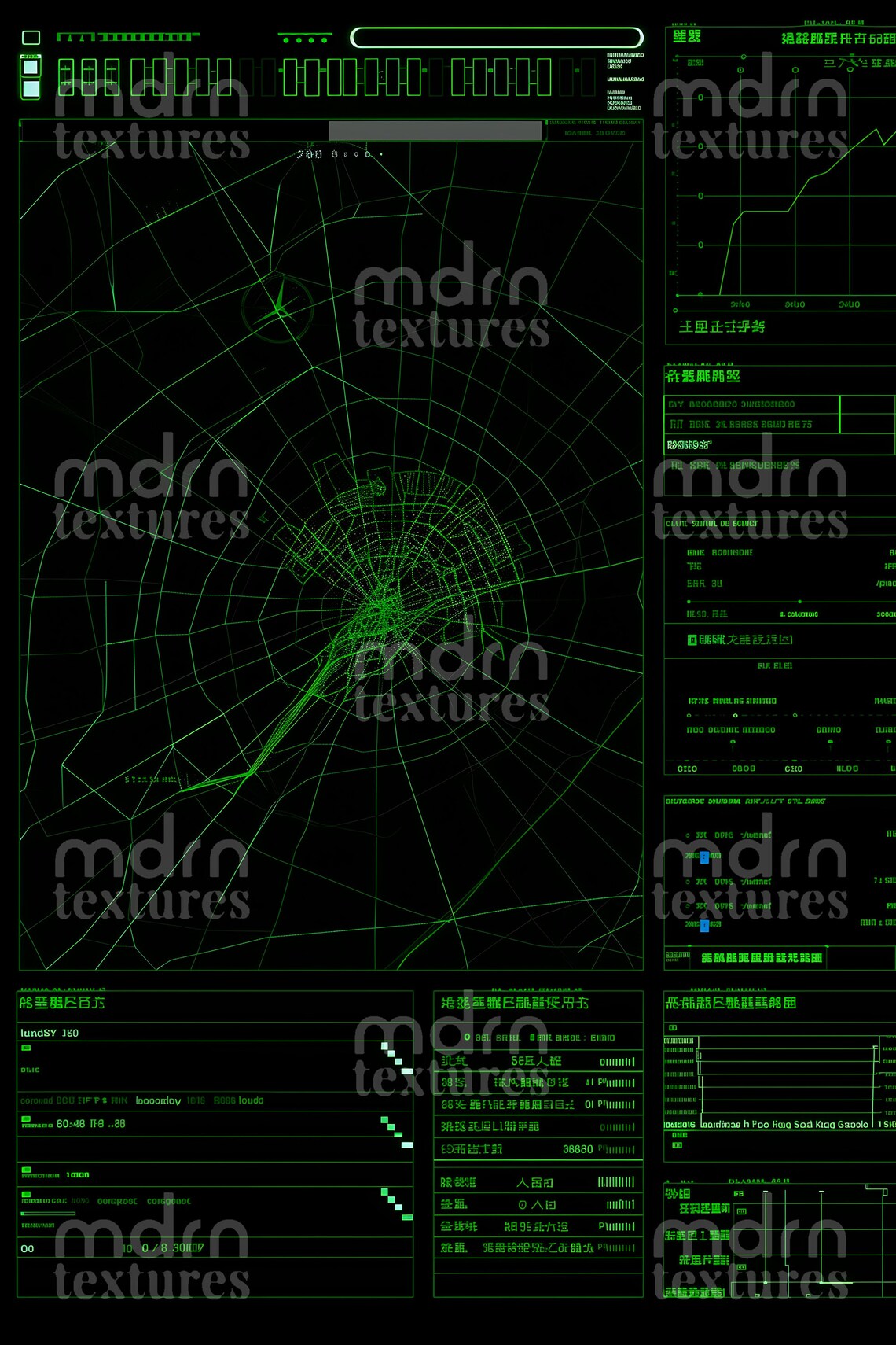 Radar Textures | Digital Paper for Backgrounds, Overlays, Photo Editing ...