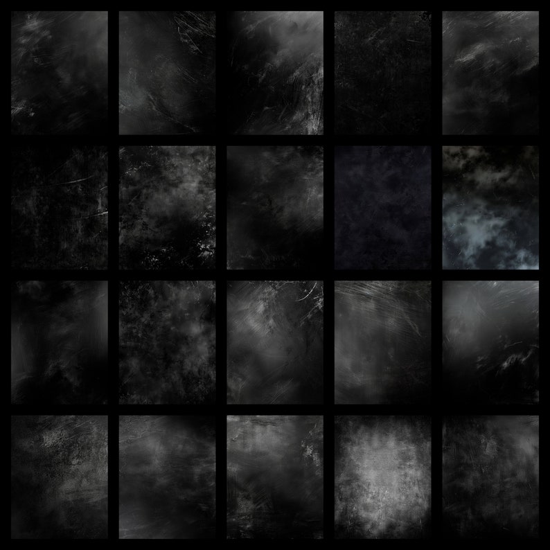Distressed Black Textures | Digital Paper for Backgrounds, Backdrops ...