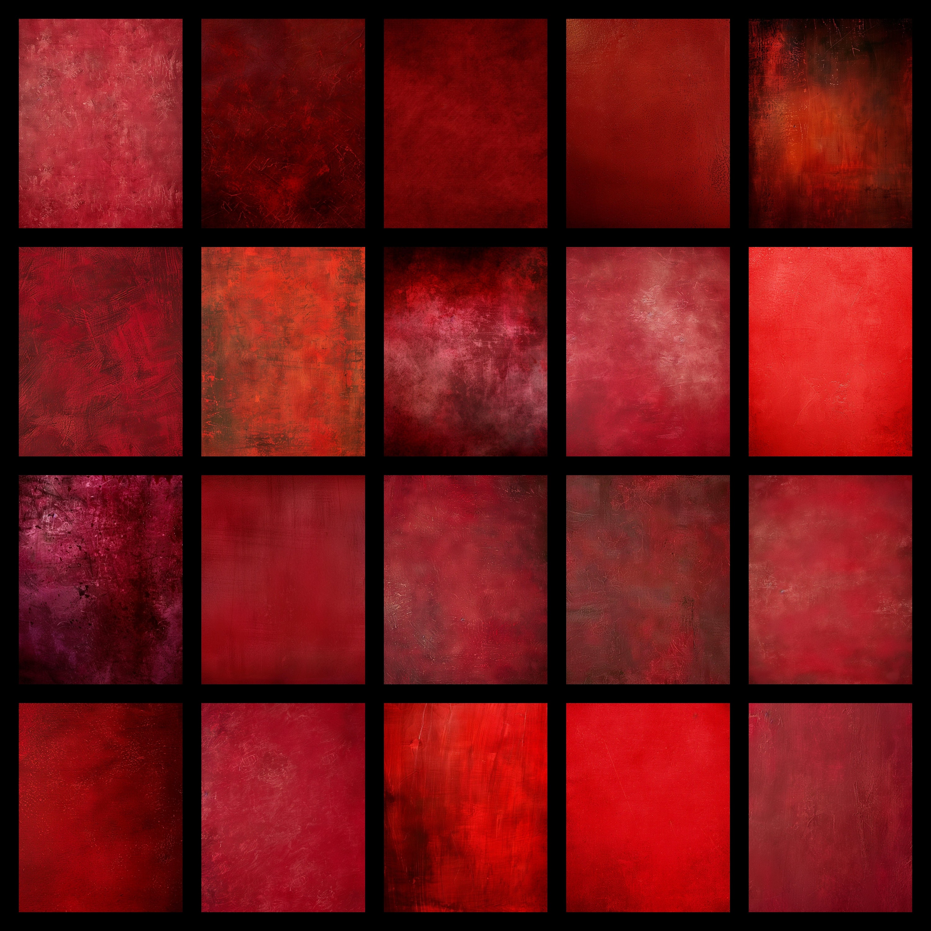 Distressed Red Textures | Digital Paper for Backgrounds, Backdrops ...