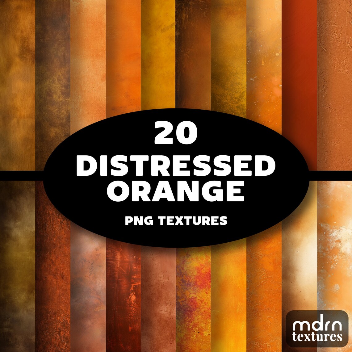 Distressed Orange Textures | Digital Paper for Backgrounds, Backdrops ...