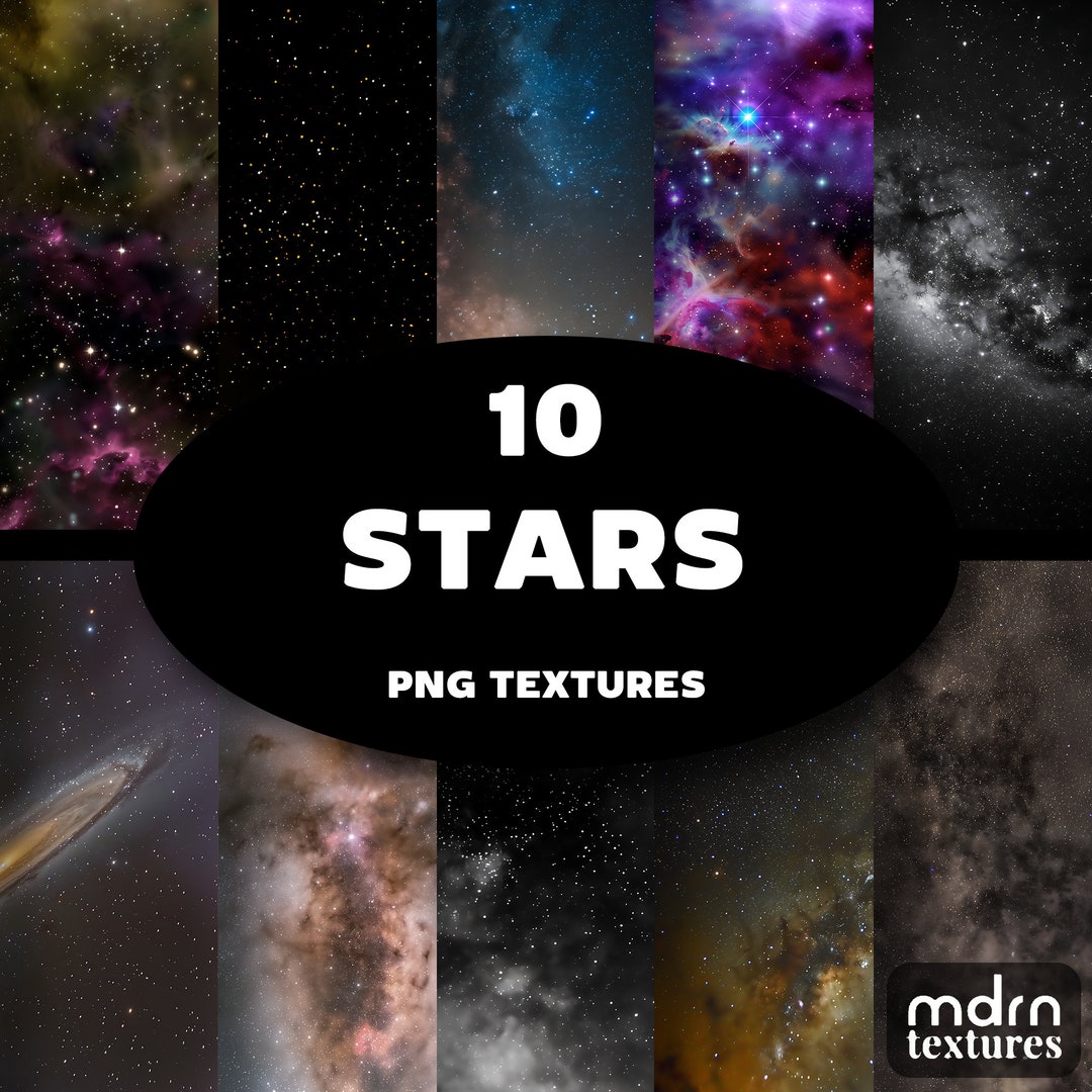 Star Textures | Digital Paper for Backgrounds, Overlays, Photo Edits ...
