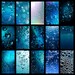 Underwater Bubbles Textures Digital Paper for Backgrounds, Overlays ...