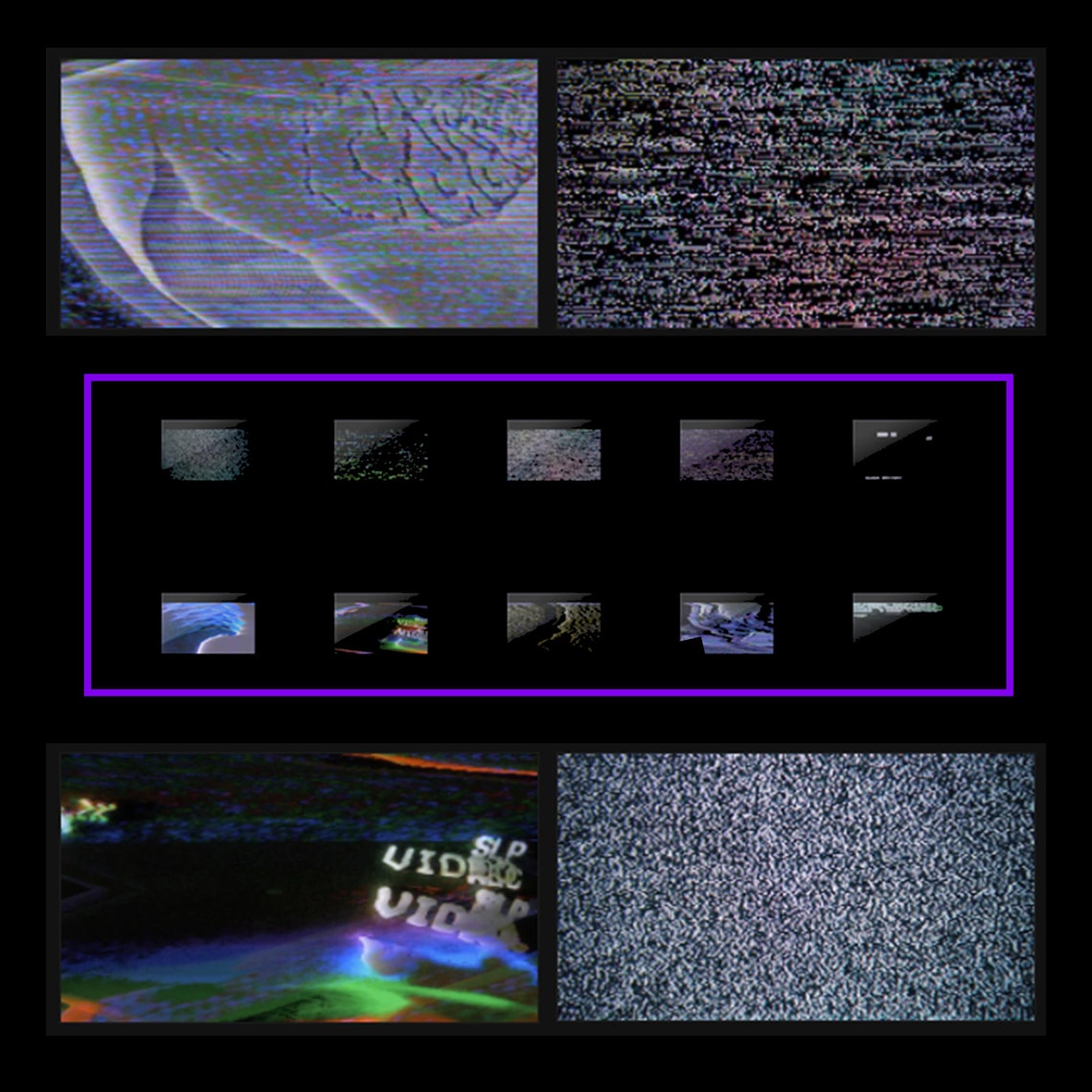 VHS Video Textures | Digital Download Background Footage for Cinematic ...