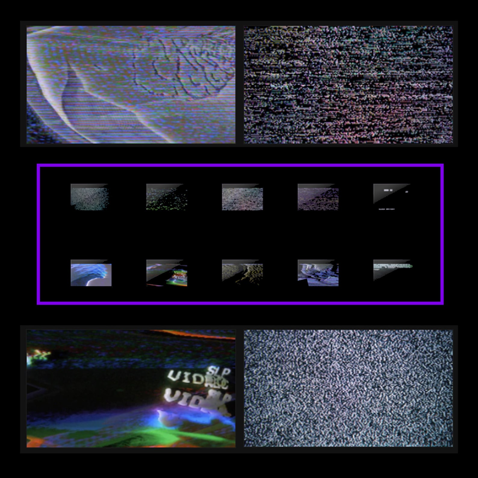 VHS Video Textures | Digital Download Background Footage for Cinematic ...