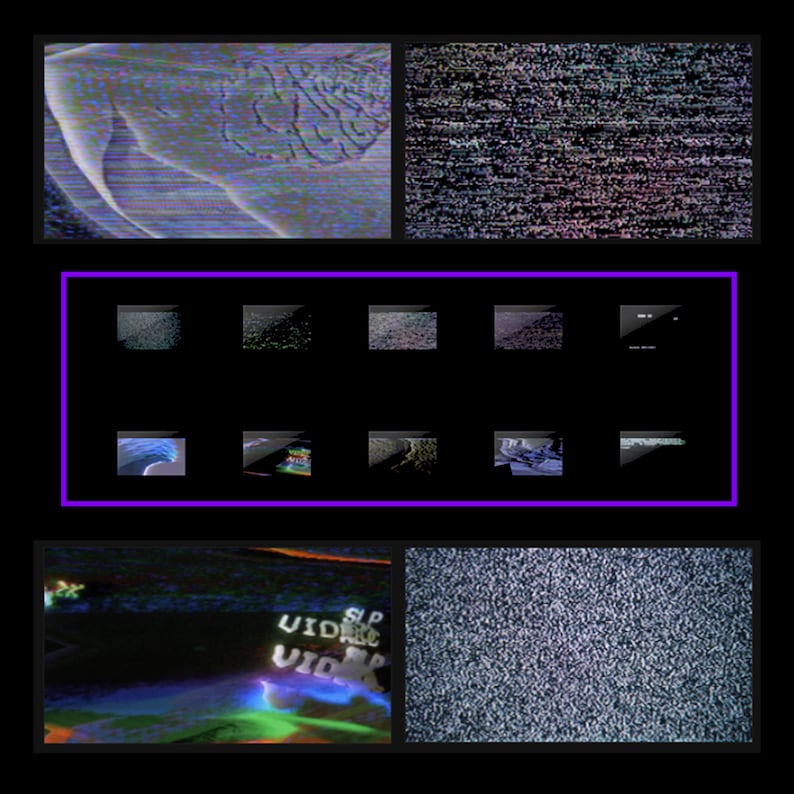 VHS Video Textures | Digital Download Background Footage for Cinematic ...