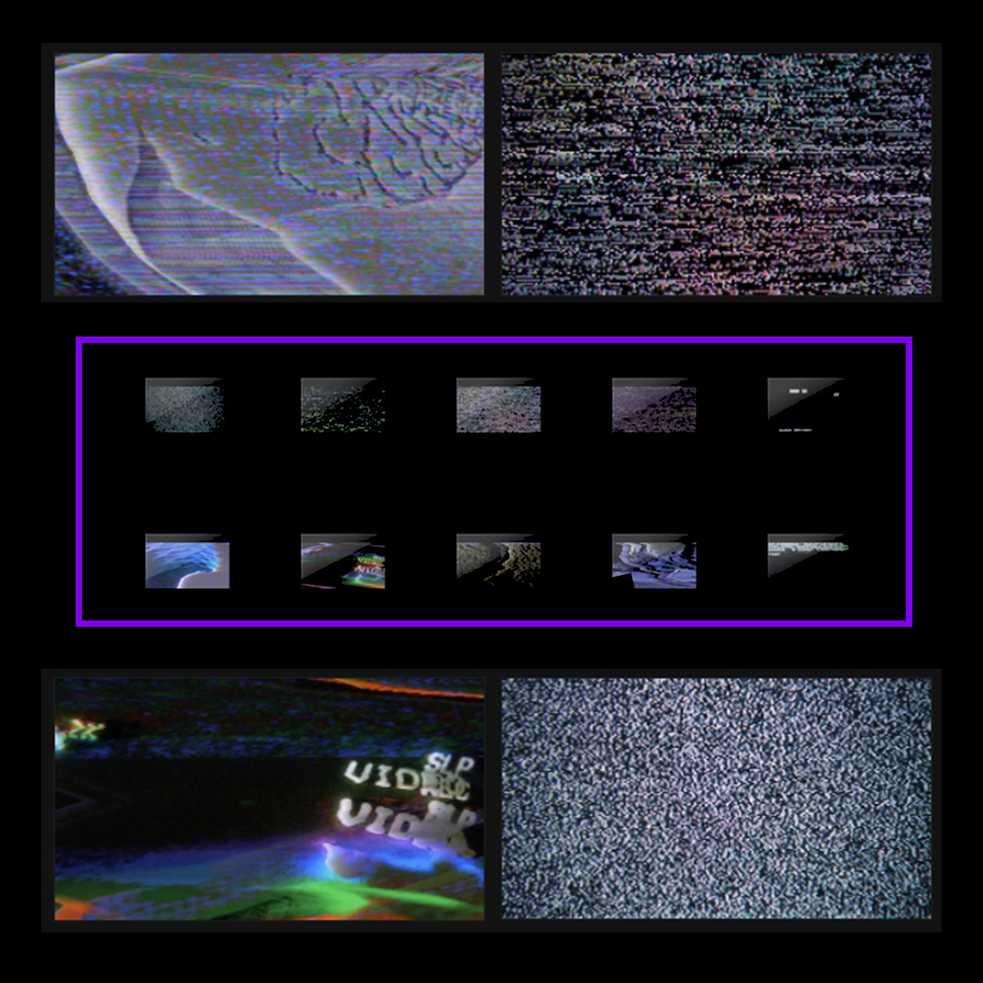 VHS Video Textures | Digital Download Background Footage for Cinematic ...