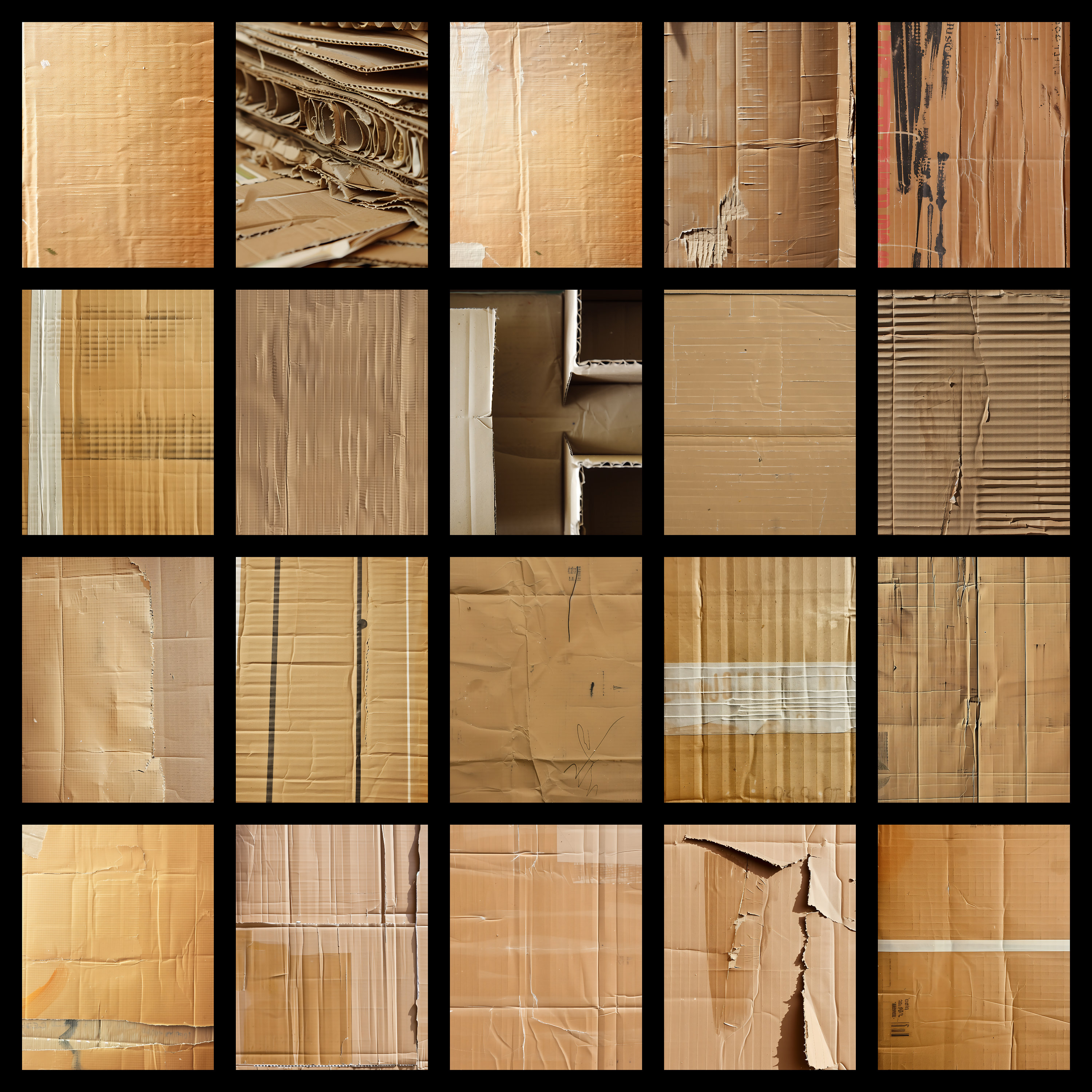 Cardboard Textures | Digital Paper for Backgrounds, Overlays, Photo ...