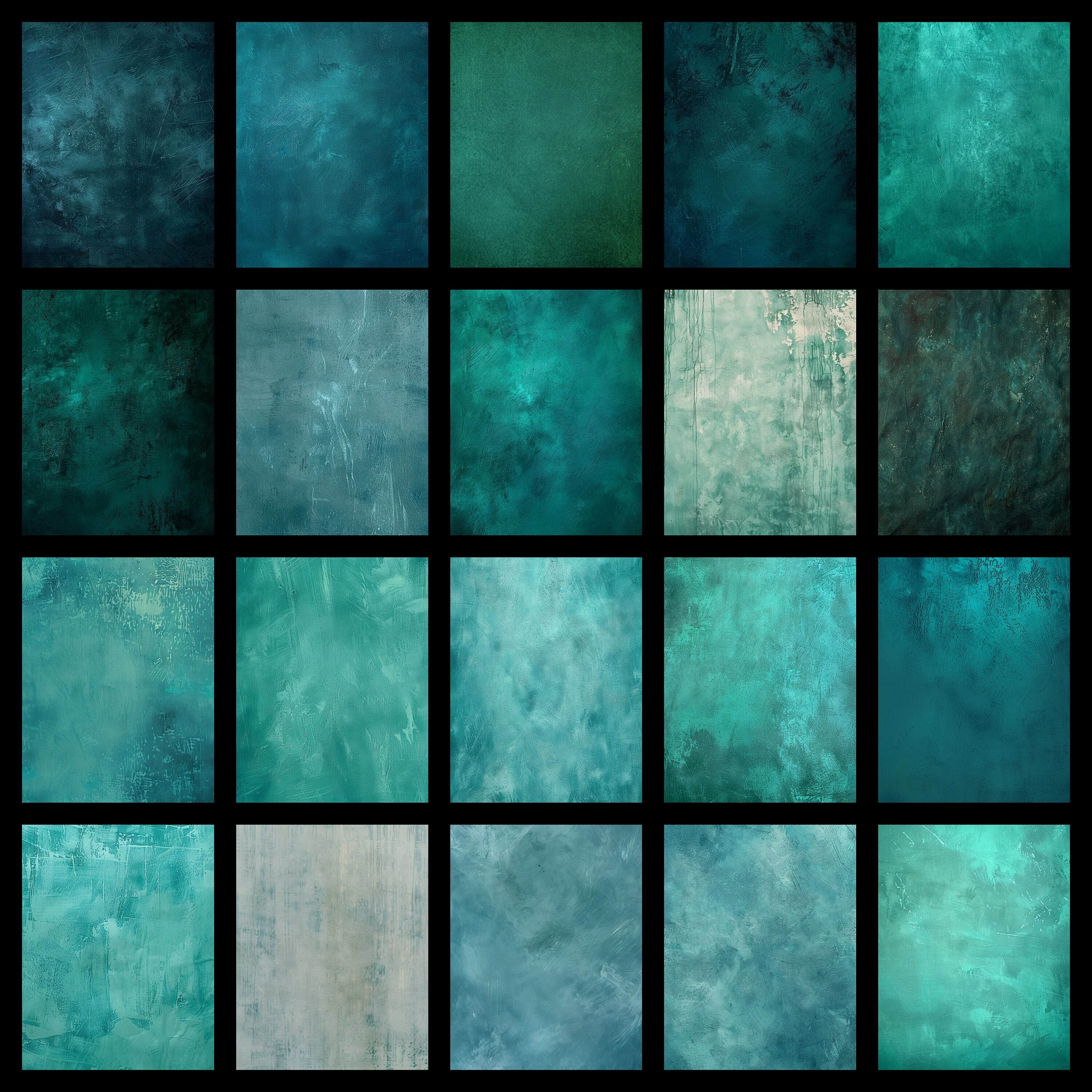 Distressed Teal Textures | Digital Paper for Backgrounds, Backdrop ...