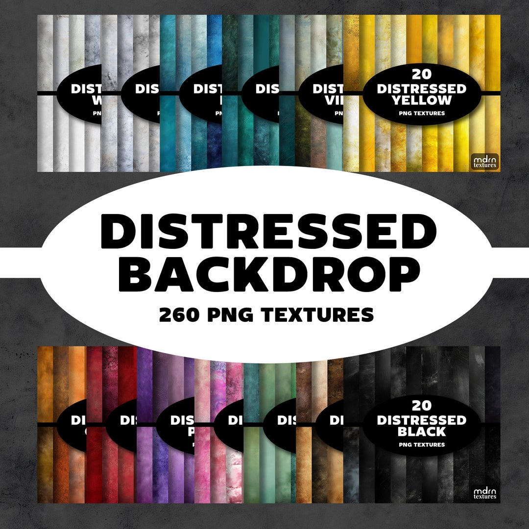 Distressed Backdrops Bundle | Digital Paper for Backgrounds, Overlays ...