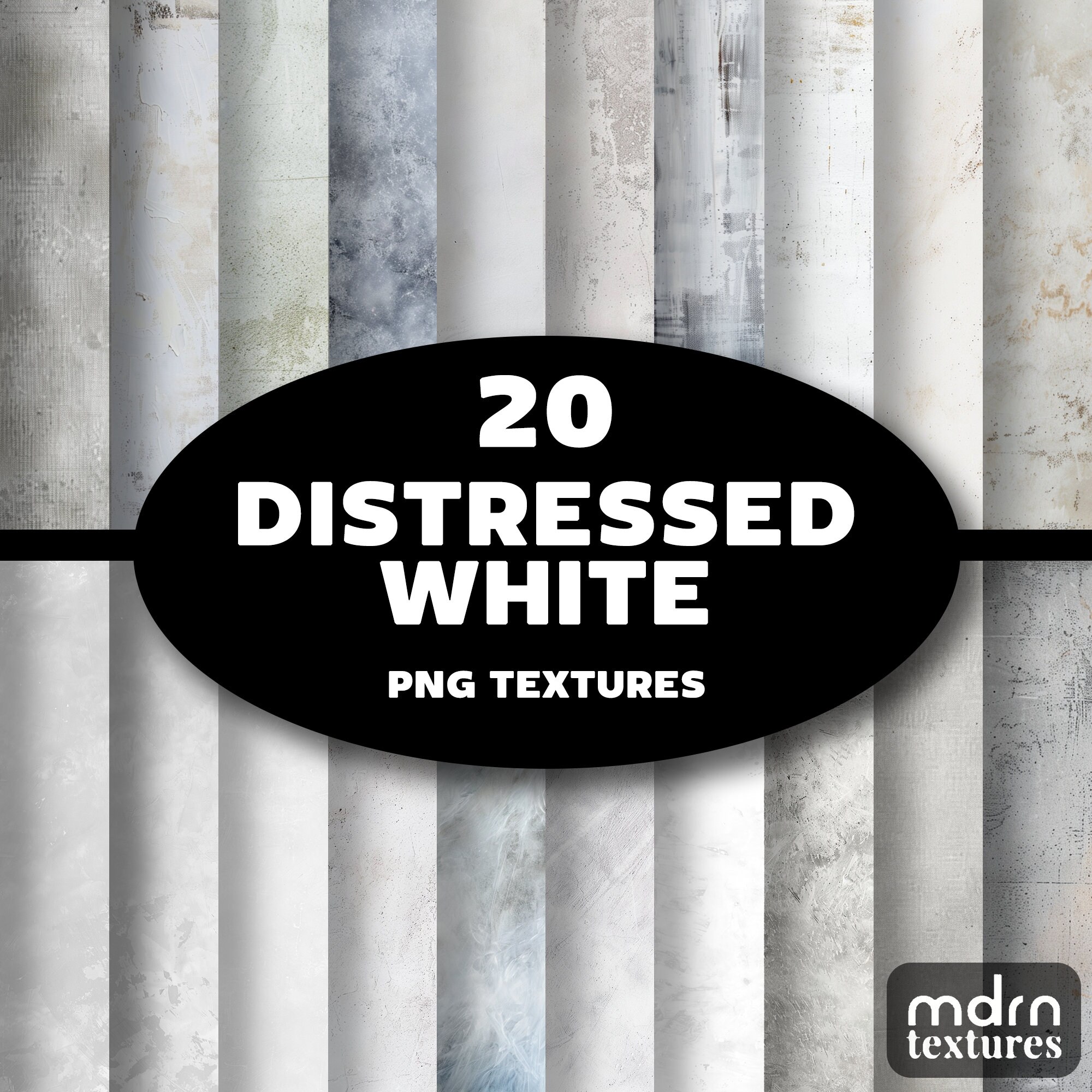 Distressed White Textures | Digital Paper for Backgrounds, Backdrops ...