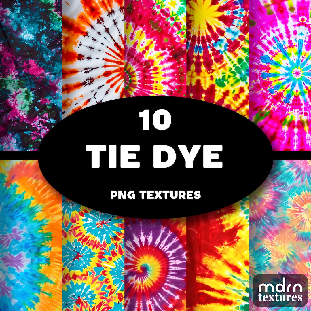 Tie Dye Textures | Digital Paper for Backgrounds, Overlays, Photo Edits ...
