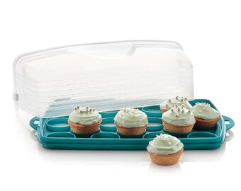Tupperware Cake Carrier Extra Large Cake Taker 12 Round Cake Taker 1256 ...