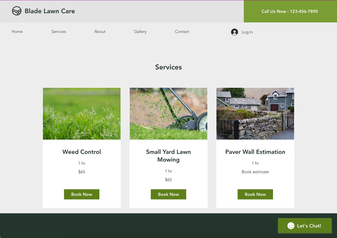 NEW! Wix Template for Mowing, Lawn Care, Outdoor, Irrigation, Home ...