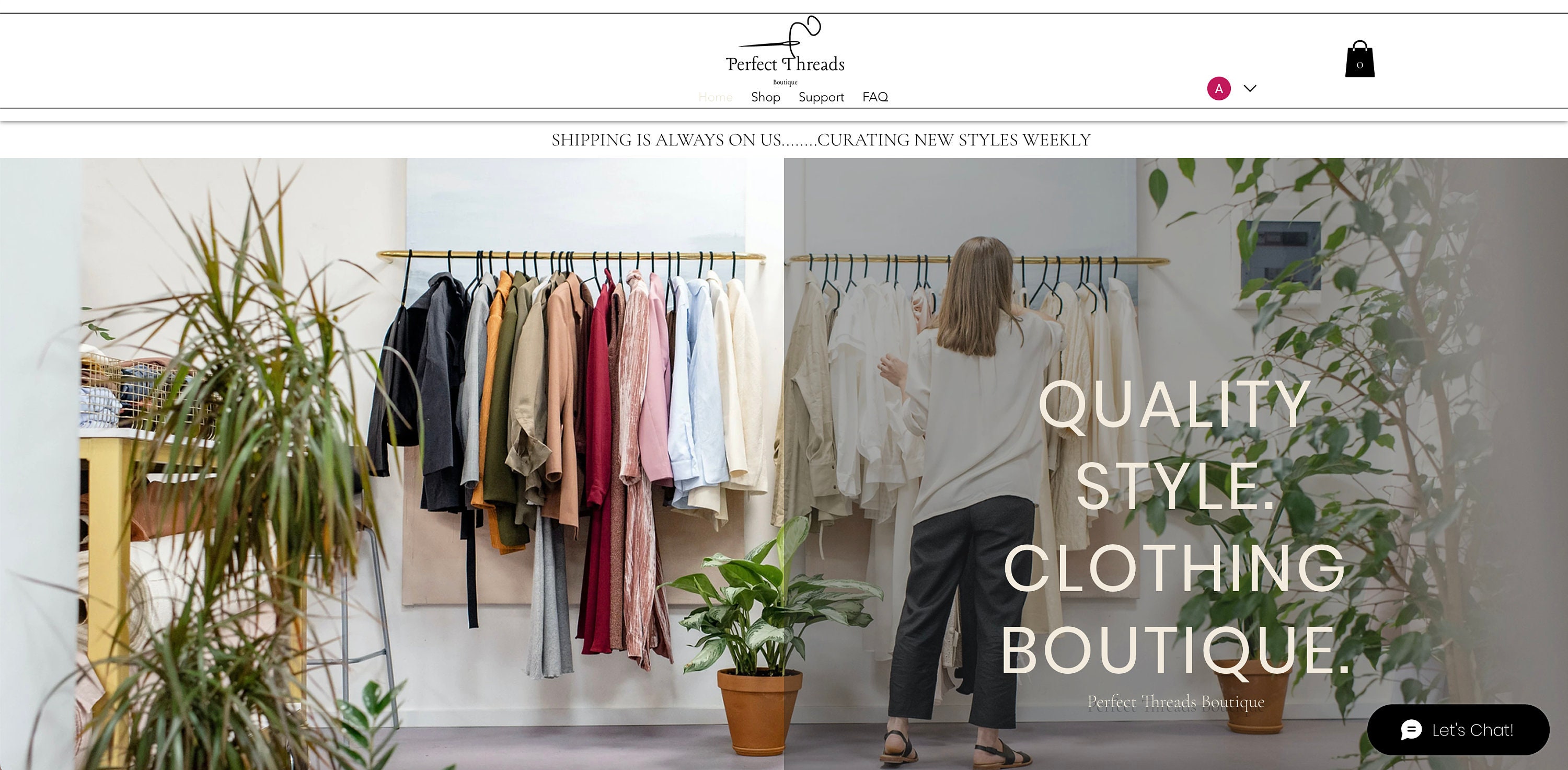 NEW! Wix Website Template Design for Clothing Shops and Clothing ...