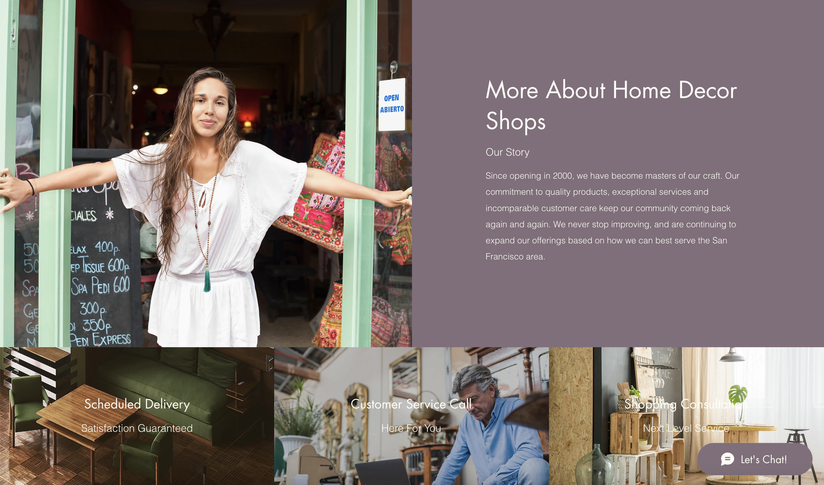 NEW! Wix Website Template Design for Home Decor Shops | Modern and ...