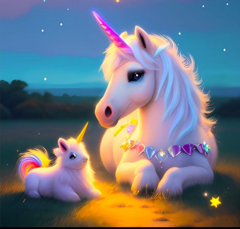 Ruby the Baby Unicorn - Etsy
