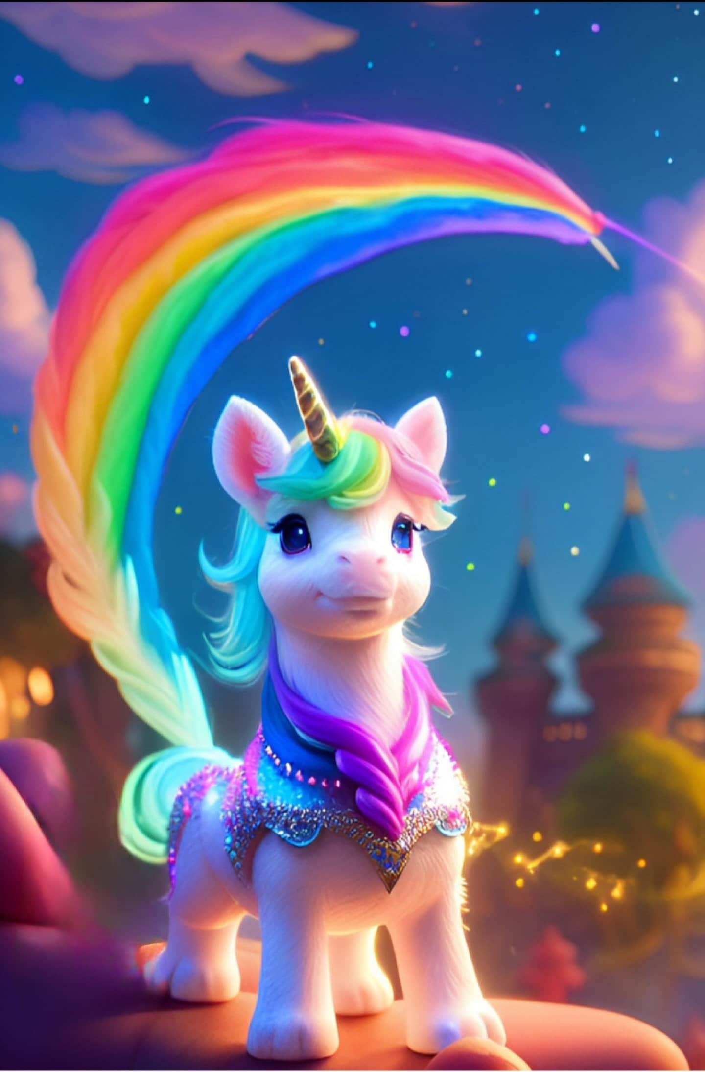 The Unicorn and the Rainbow - Etsy