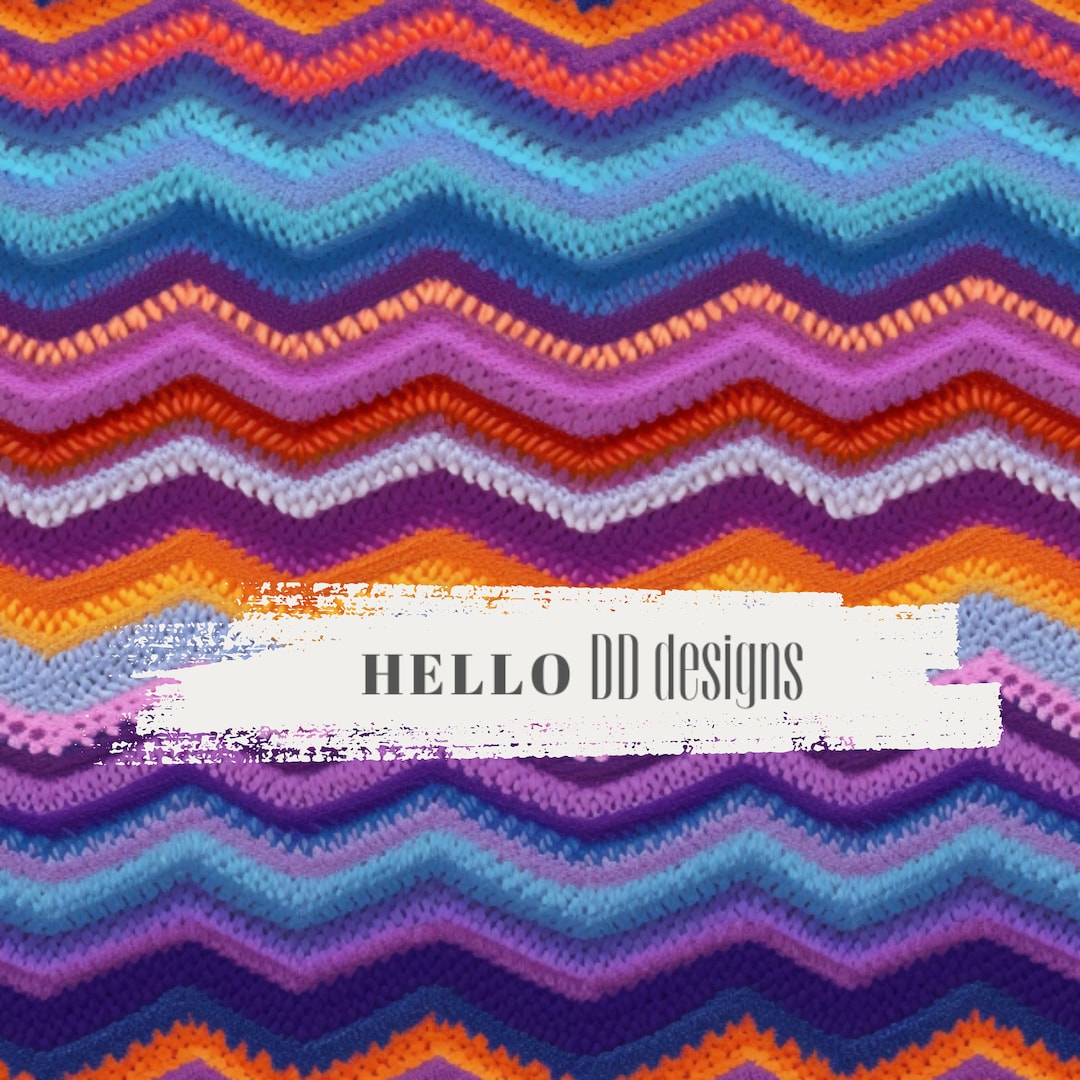 Rainbow Seamless Pattern | Bright Rainbow | Summer Seamless | Crochet ...
