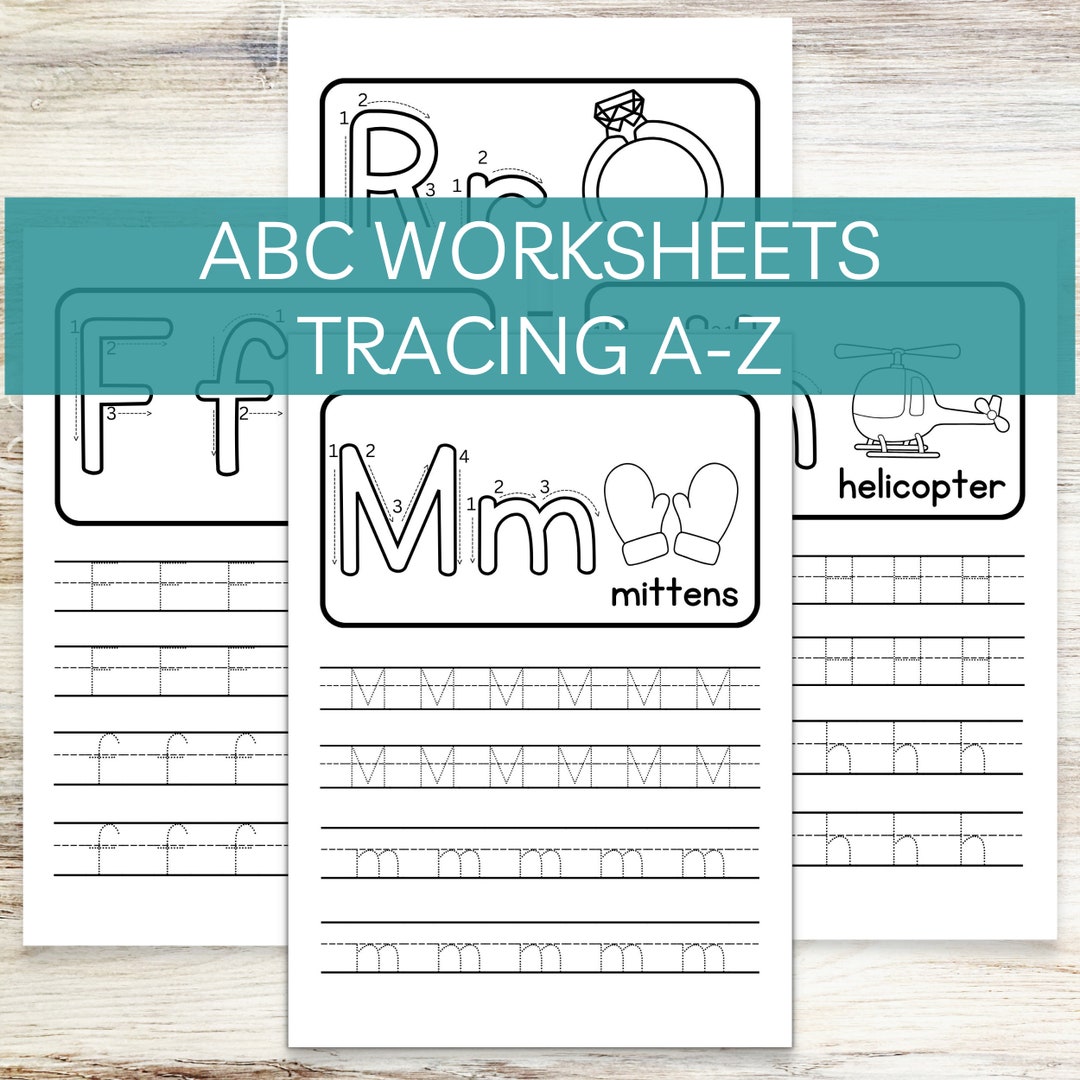 26 Printable Phonics Worksheets, Uppercase and Lowercase Letters ...