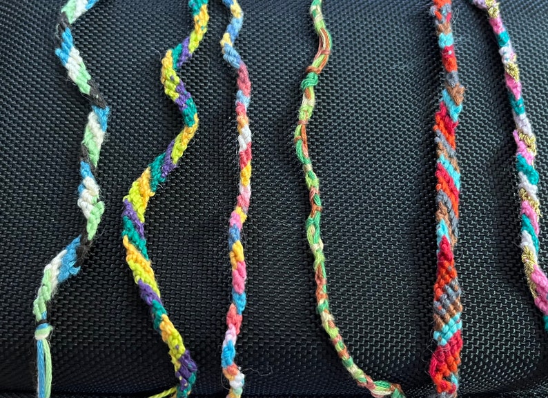 String Friendship Bracelets- Custom Made! - Etsy