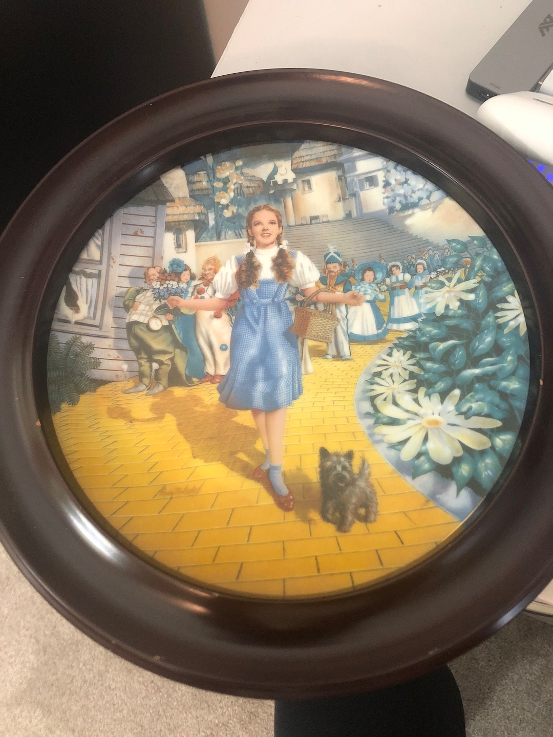 2 Plates Follow The Yellow Brick Road 17514 C And Etsy