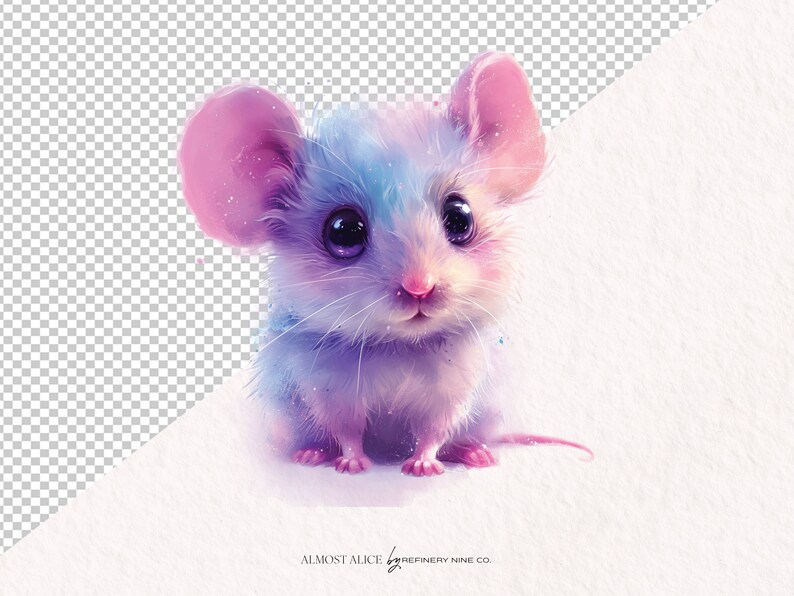 Strange Mice Clipart, Cute Animals, Magical, Etherial Style ...