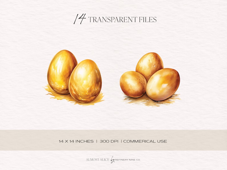 Golden Goose Eggs Clip Art: Transparent Pngs for Commercial Use ...