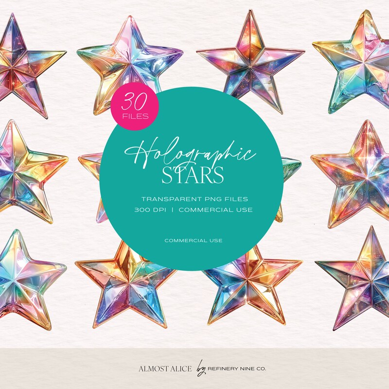 Stars Clipart - Etsy