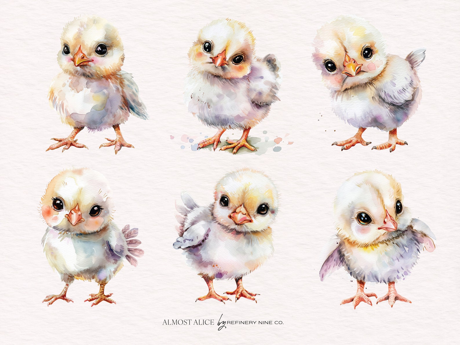 Sweet Spring Ducklings, Watercolor Clipart, Cute Farm Animals, Nursery ...