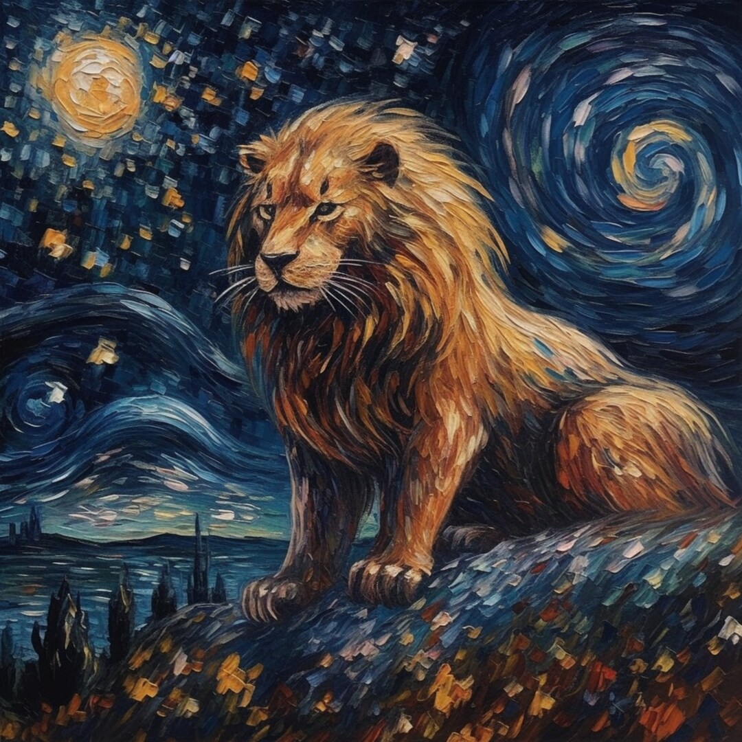 Starry Night Animal Kingdom: 12 Unique Animals in Their Native Habitat ...