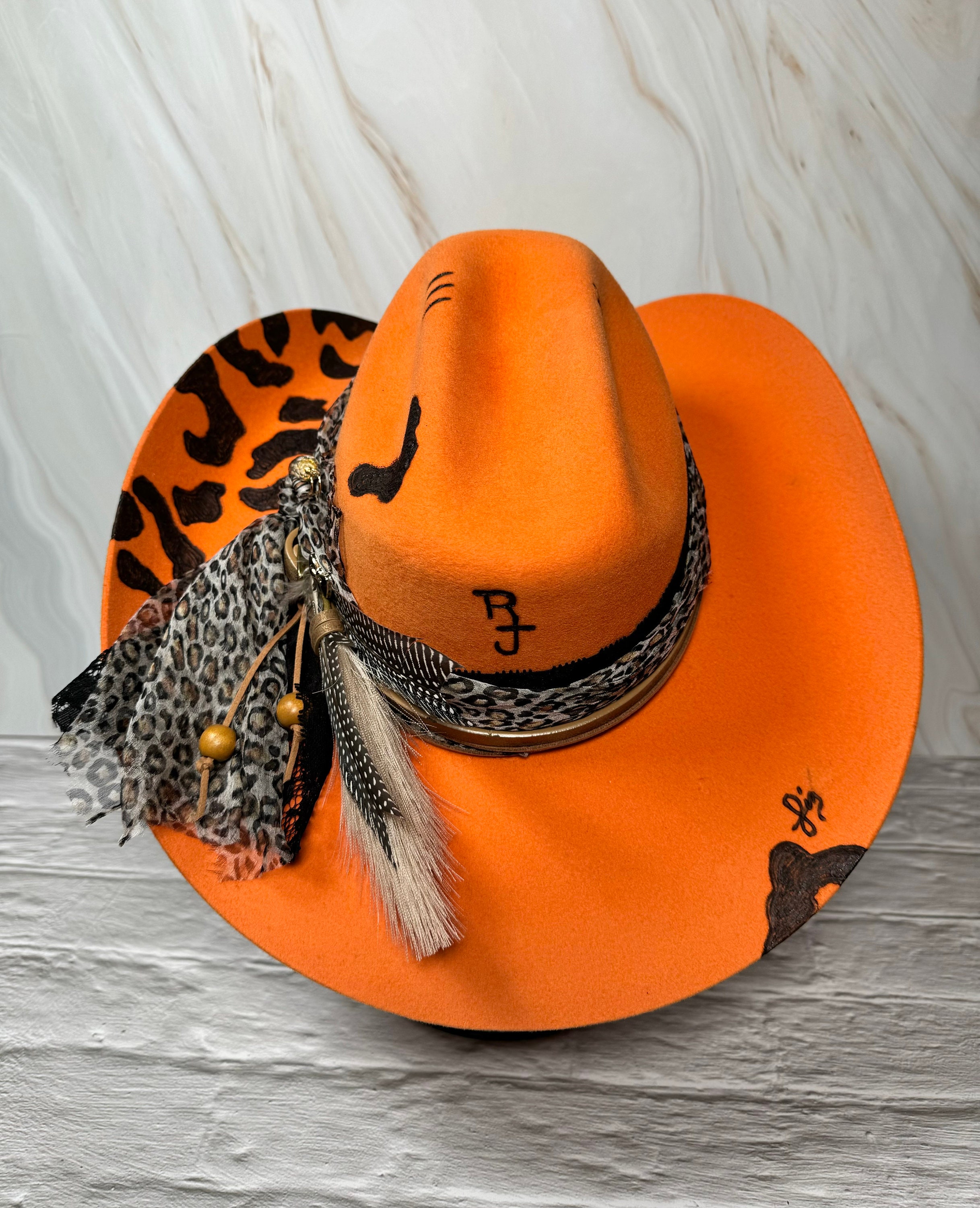 Burned Hat Cowgirl Hat Branded Hat Burnt Hat Western Hat Cowboy Hat ...