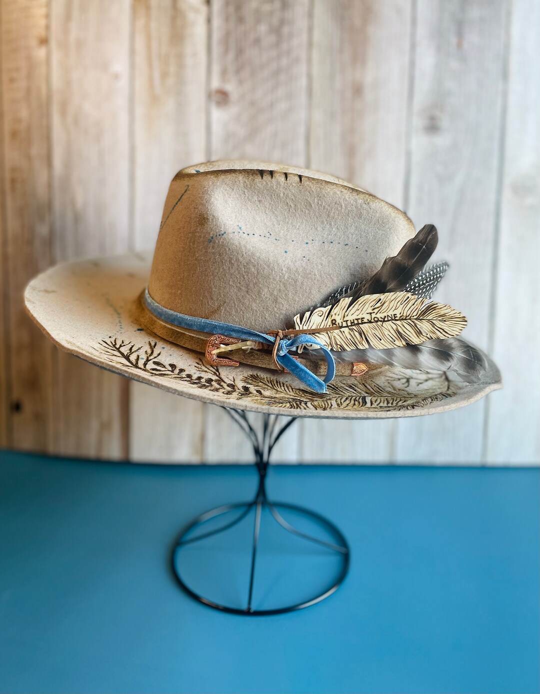 Hat Custom Burned Hat Hand Burned Hat Custom Hat - Etsy
