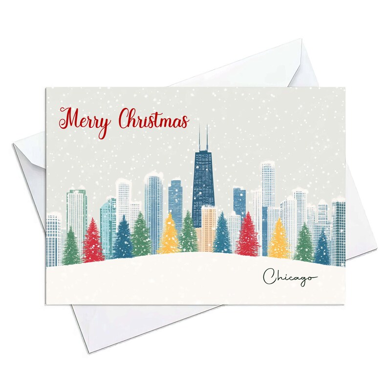 Chicago Card - Etsy