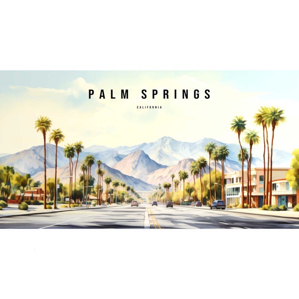 Palm Springs Wall Art - Etsy