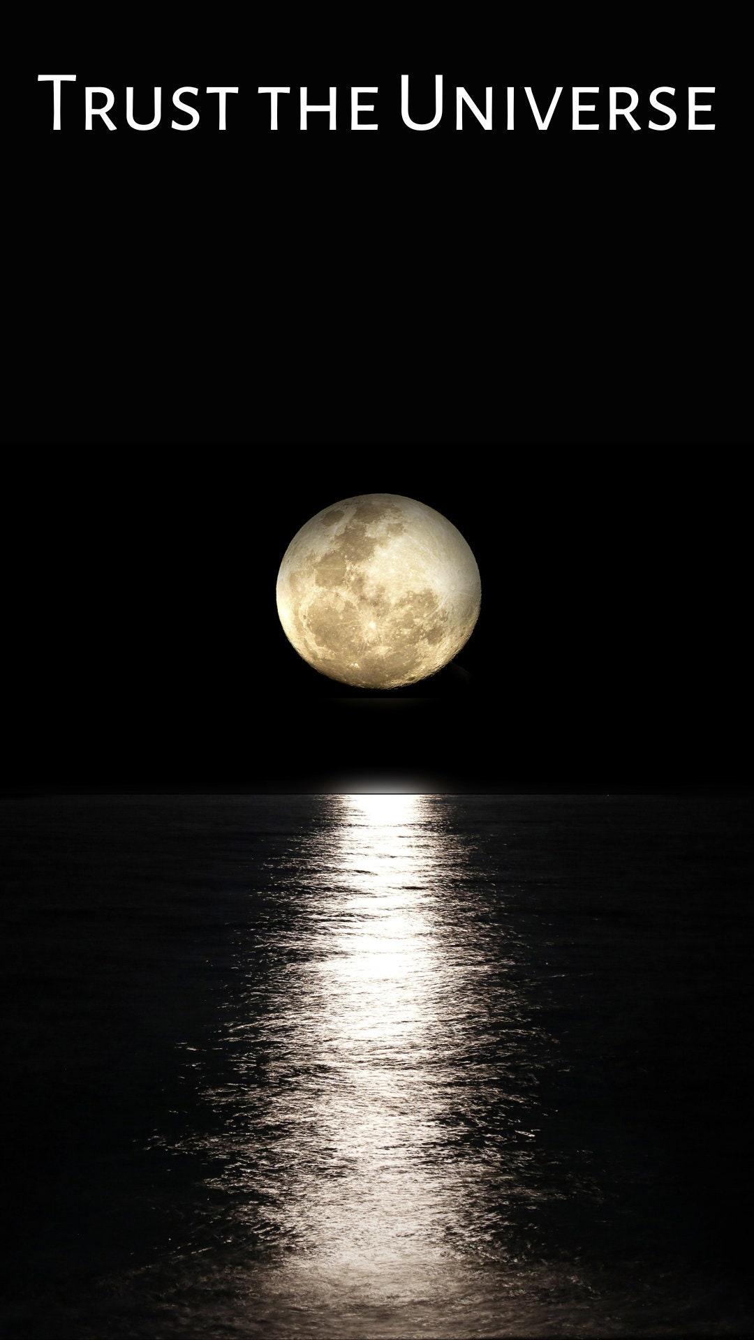 Trust the Universe WALLPAPER - Etsy