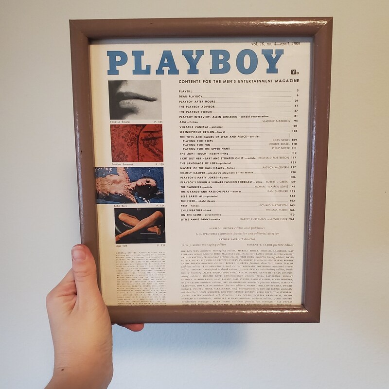 Playboy Posters - Etsy