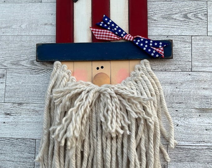 Uncle Sam Wall Hanging, 4th of July, Americana, Wall Decor, Summer ...