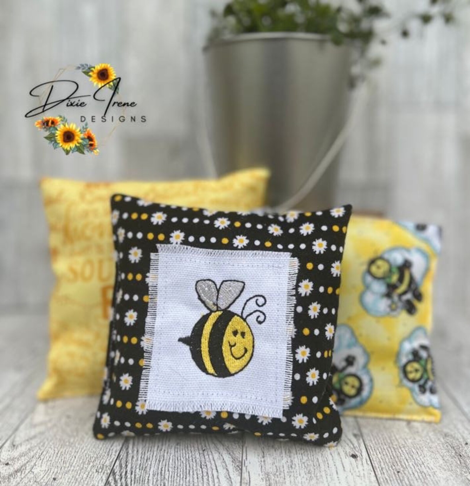 Bee Mini Pillows Bee Tiered Tray Cute Bee Bee Decor Bee - Etsy