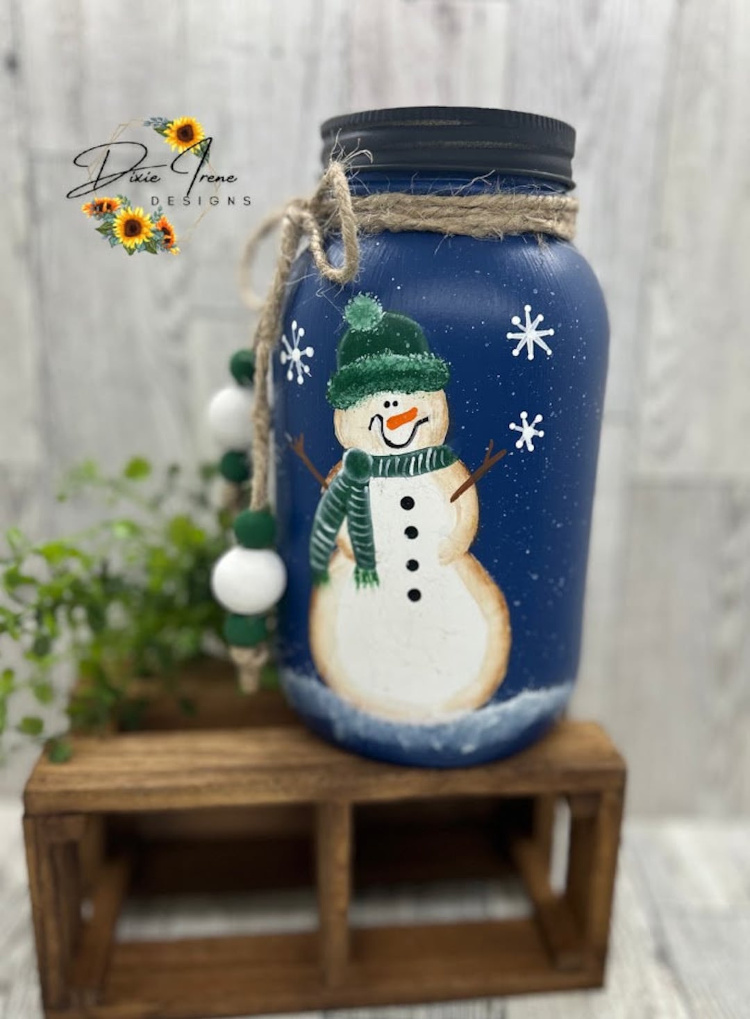 Snowman Jars, Snowman Quart Jar, Snowman Pint Jar, Snowman Half-pint ...
