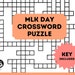 MLK Day Crossword Puzzle Educational Activity for Students and Teachers ...