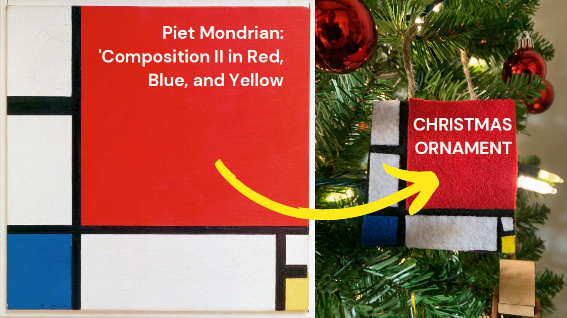Art Teacher Lesson Plan for Christmas Ornaments of Fine Art for Summer ...