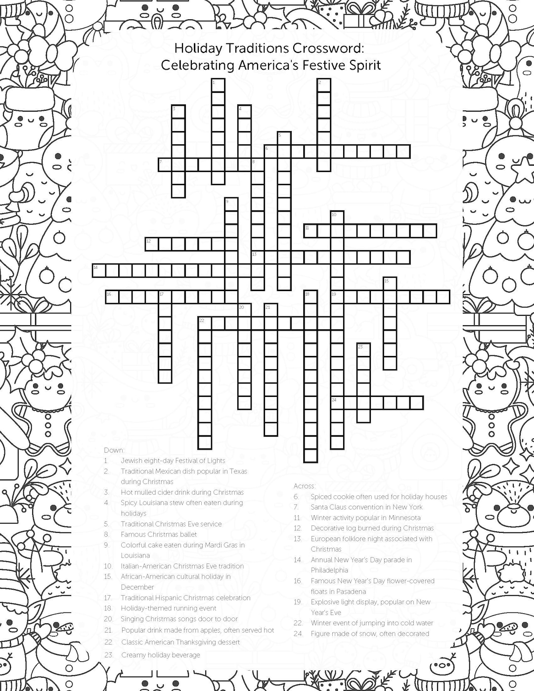 Actualizado Crucigrama de tradiciones navideñas: Celebrando el espíritu ...