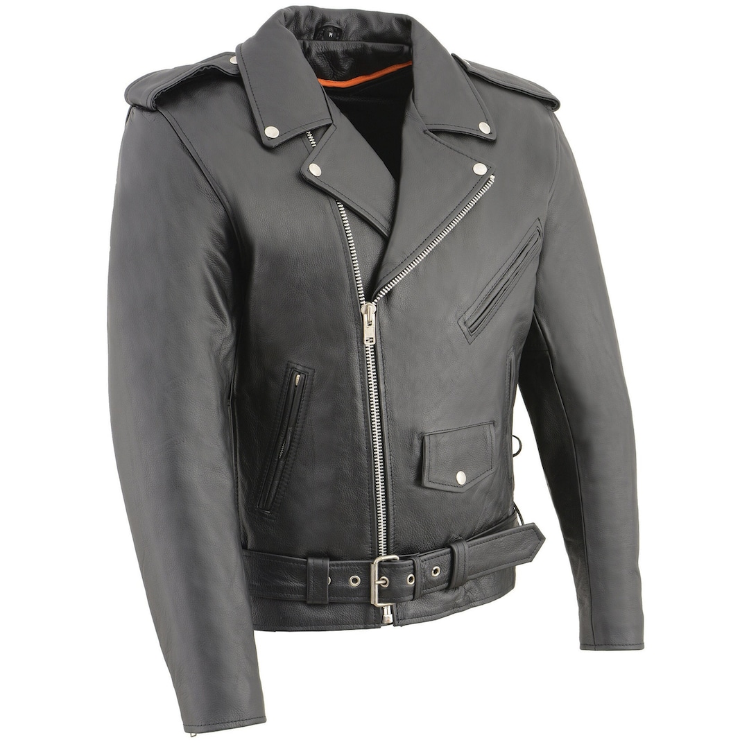 Milwaukee Leather SH1011 Black Men's Classic Side-lace Police ...