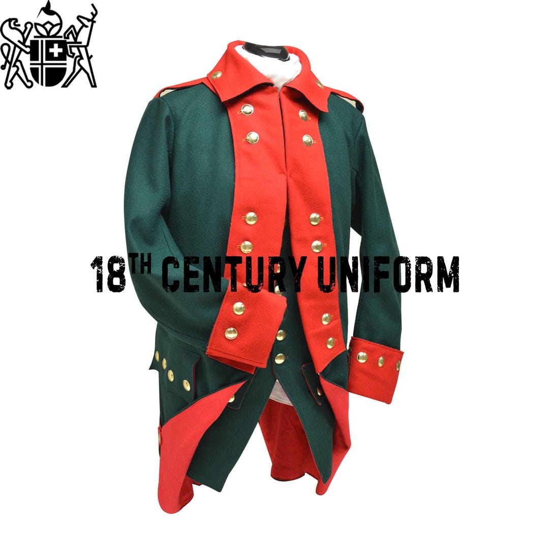 Hessian Jaeger Wool Uniform: 1776 Revolutionary War Jacket - Etsy