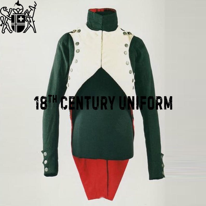 Green Wool French Revolution Jacket - Napoleon Uniform, 1789-1815 - Etsy