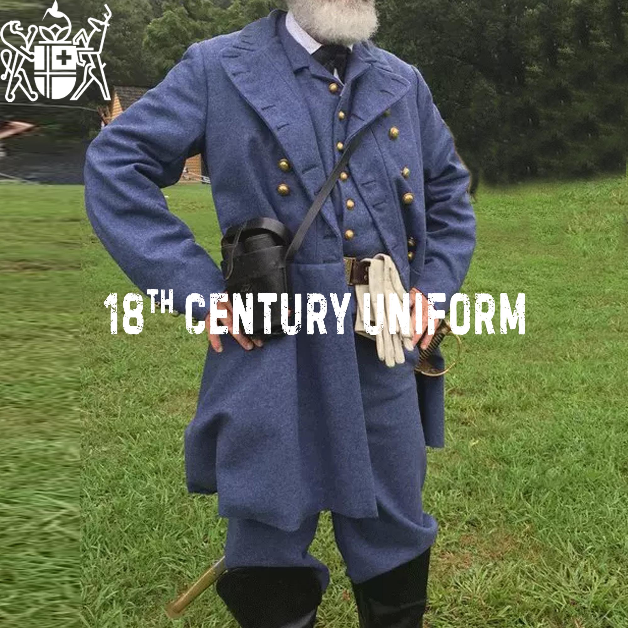 New Men General Robert Uniform, Civil War Jacket, Double Breasted Frock ...