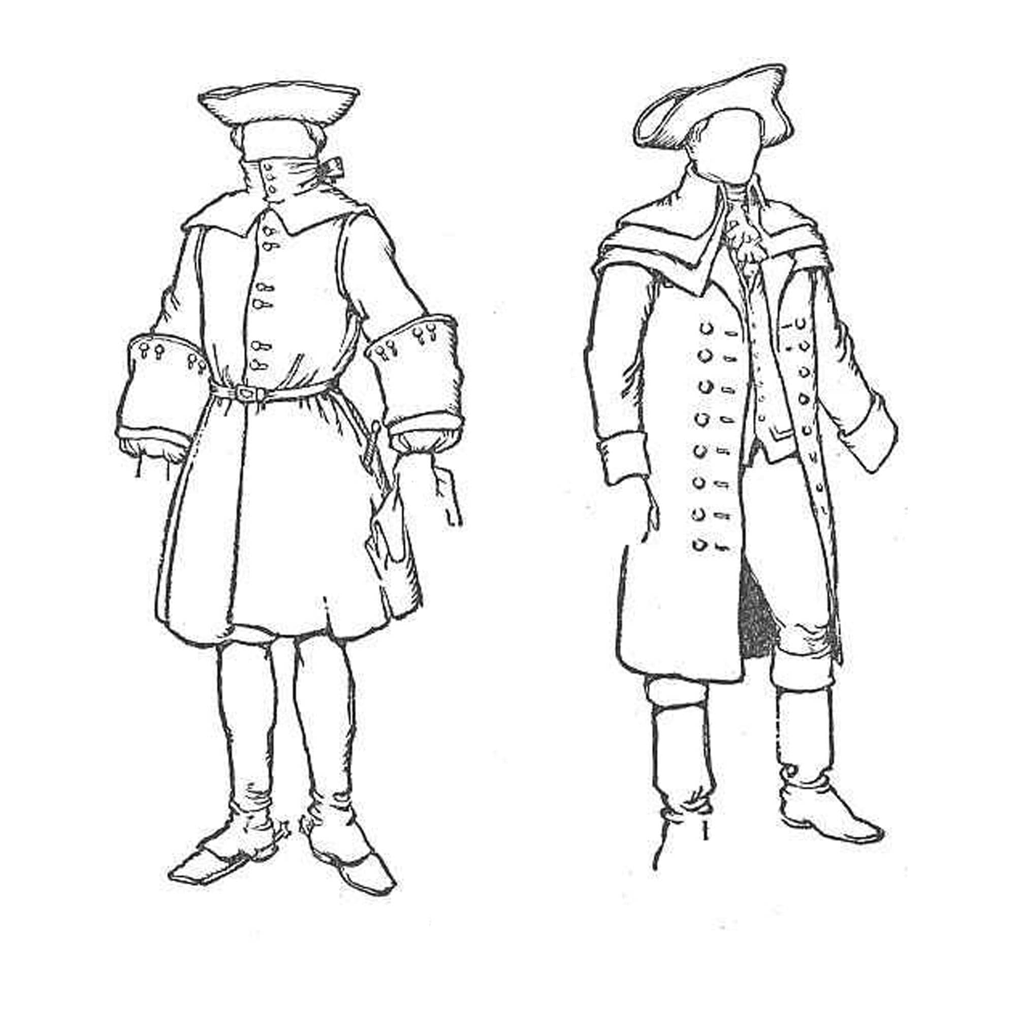 18th Century Colonial Frock Coat - Etsy