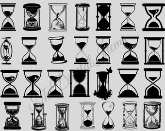 Hourglass SVG, Sand Clock Svg, Sand Time SVG, Clock Svg, Hourglass Cut ...